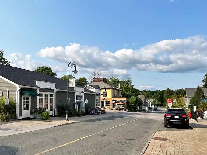 Lenox's tree-lined streets create natural cathedrals where Berkshire magic happens with every changing season and moment.