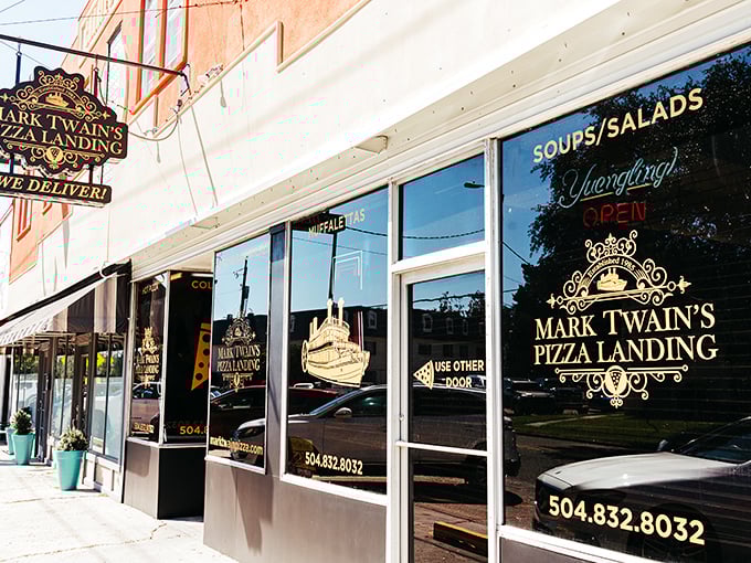 Mark Twain would approve of this riverboat-themed pizza joint where the Mississippi meets marinara in delicious harmony.