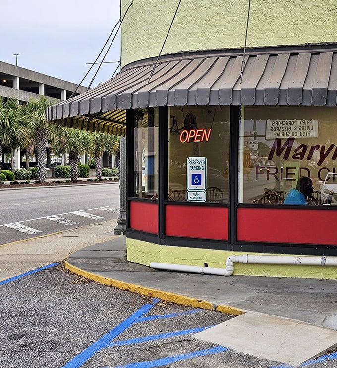 That vintage yellow building has been serving beachgoers and locals for generations – Maryland Fried Chicken is a Myrtle Beach institution.