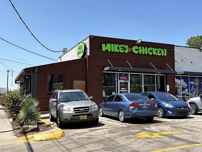 Don't let the simple storefront fool you &ndash; Dallas locals know this green-signed spot serves up serious chicken magic. 