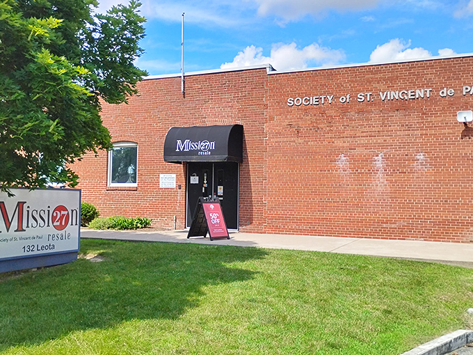 Classic brick buildings house the best surprises - like finding designer clothes at garage sale prices. 