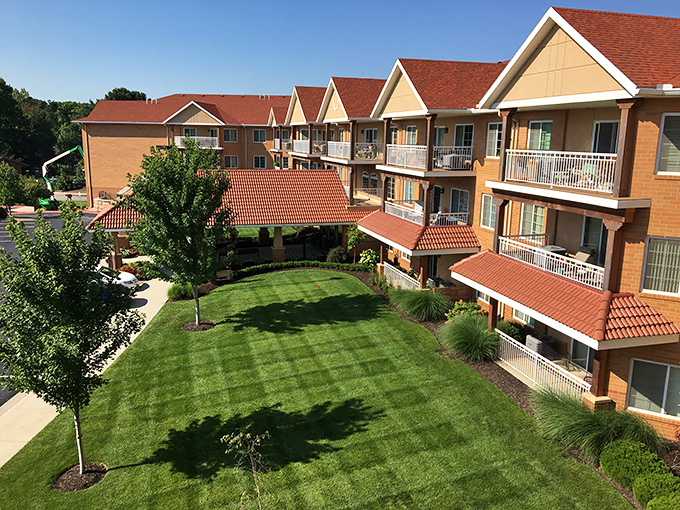 Covered outdoor dining where Kansas weather can't ruin your afternoon social hour or card game.