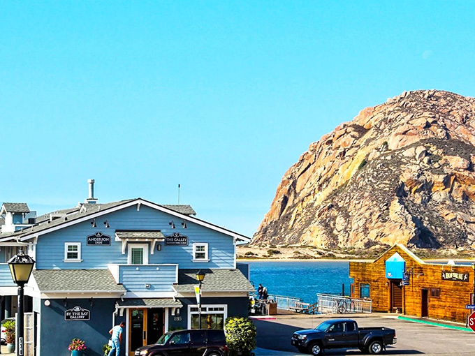 Morro Bay's iconic rock stands like nature's exclamation point, announcing "You've arrived somewhere special!"