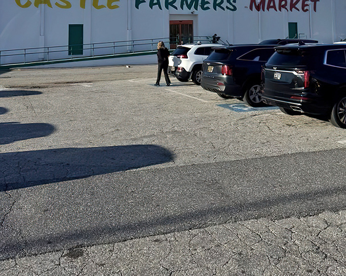 This white warehouse holds more surprises than a game show, drawing shoppers from three states.