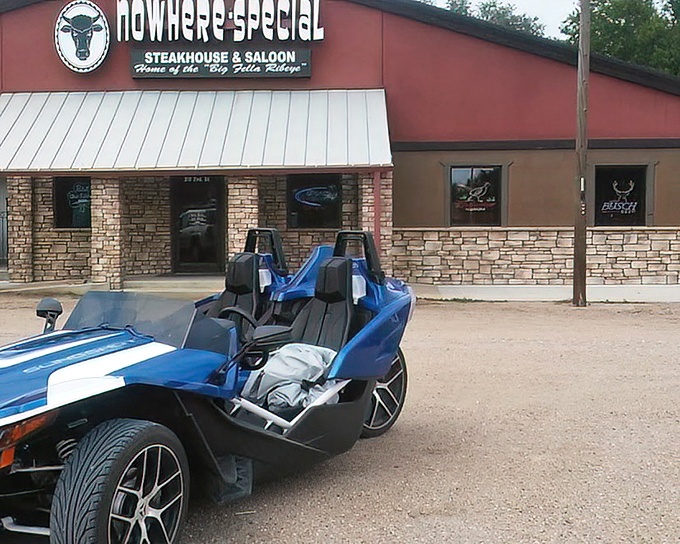 The name says "Nowhere Special" but that stone facade suggests something pretty darn special.