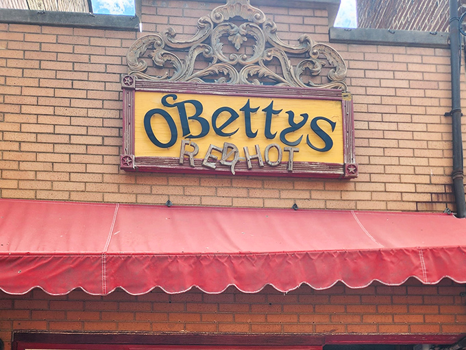 O'Betty's ornate sign hints at the old-world craftsmanship that goes into every single bite.