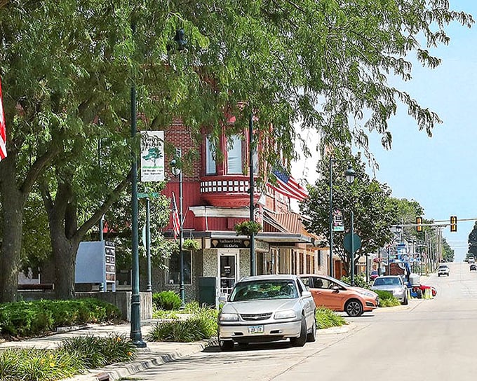 Oelwein's charming streetscape offers a glimpse of small-town living where your retirement dollars stretch like saltwater taffy.