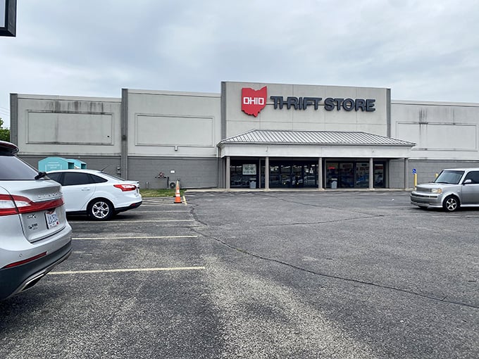 Ohio Thrift Store wears its state pride like a badge of honor for serious bargain hunters.
