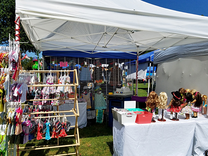 Handmade crafts and vintage treasures create a shopping symphony that hits all the right notes.