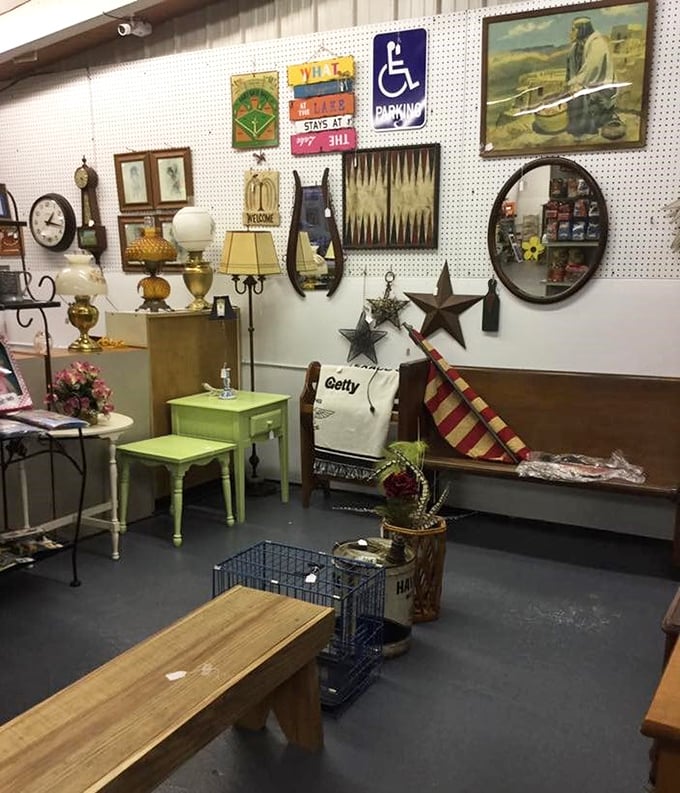 At PackRatz, vintage decor items create a time capsule effect that would make any decorator's imagination run wild.