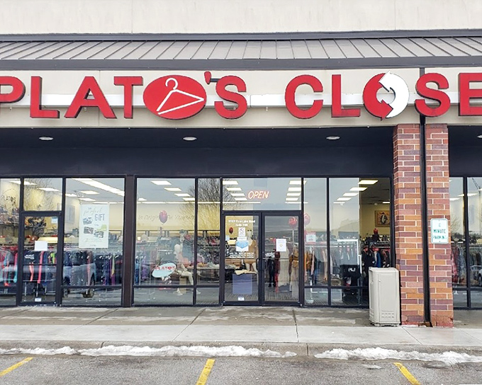 Modern thrift meets trendy style - Plato's Closet brings department store vibes to secondhand shopping.