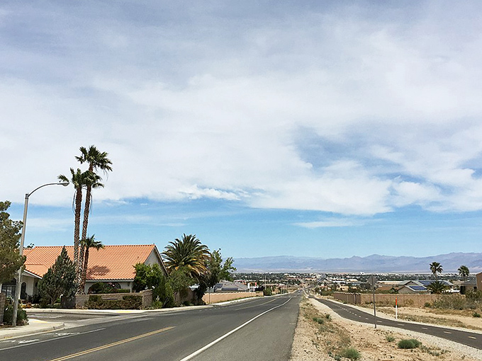 Desert highways lead to Ridgecrest, where palm trees and mountain views come standard with surprisingly affordable living.