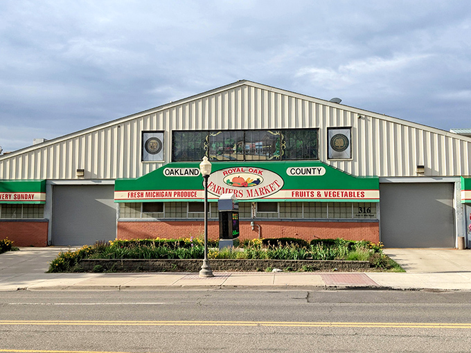 Fresh produce meets vintage finds - it's like a farmer's market and antique shop had a beautiful baby.