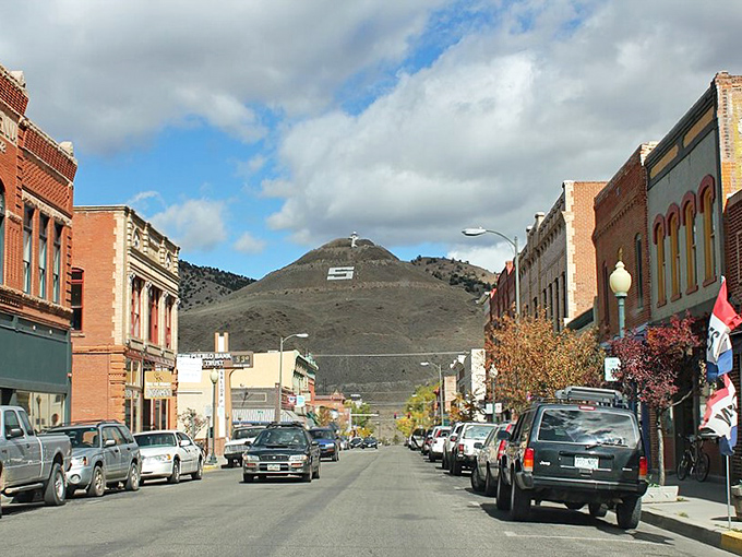 Salida's brick buildings frame a mountain backdrop that changes moods faster than Colorado weather.