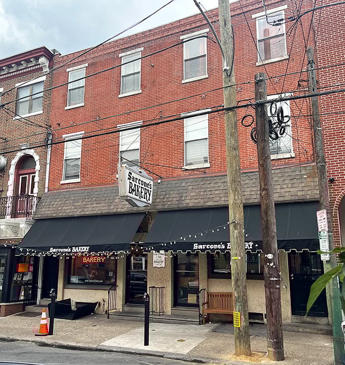 Brick buildings and string lights set the stage for authentic Italian bread that's worth the pilgrimage.