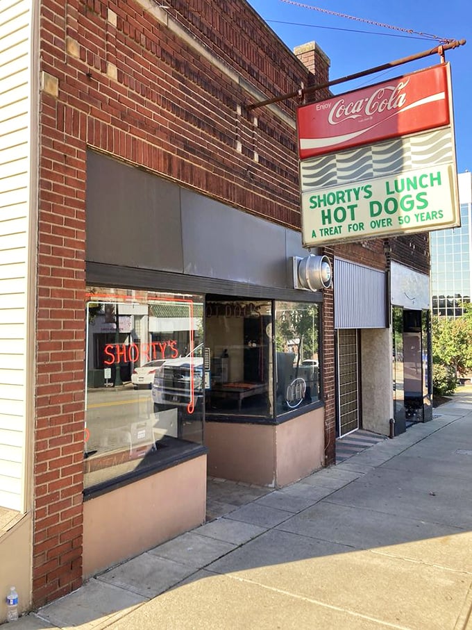 Vintage Coca-Cola signs and brick facades - pure Americana served with a side of nostalgia.