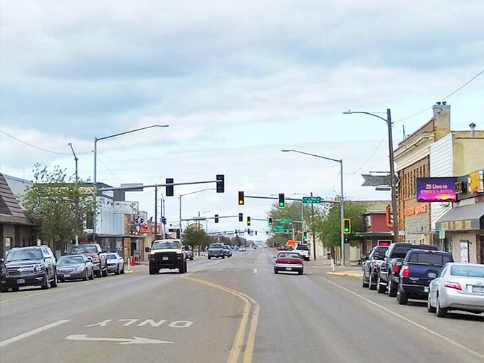 Sidney's downtown maintains its prairie charm and practical prices, where coffee still costs less than your monthly heating bill.