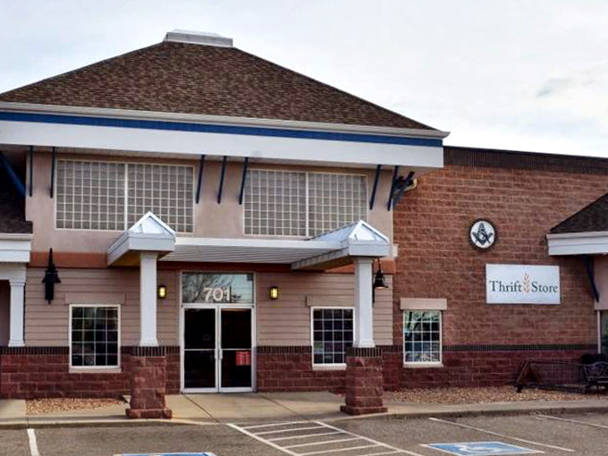 Sister Carmen's thrift store looks more like a charming boutique hotel than a place where $40 fills your trunk.