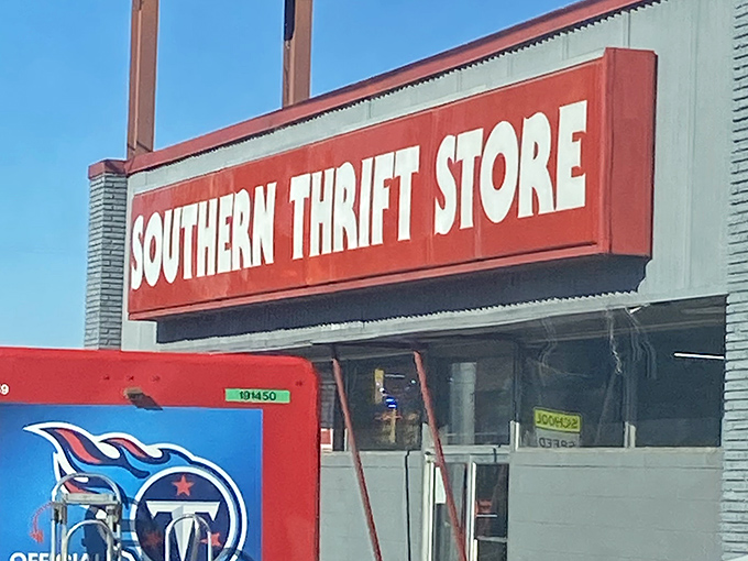 Southern Thrift's straightforward storefront hides a labyrinth of bargains waiting to be discovered.