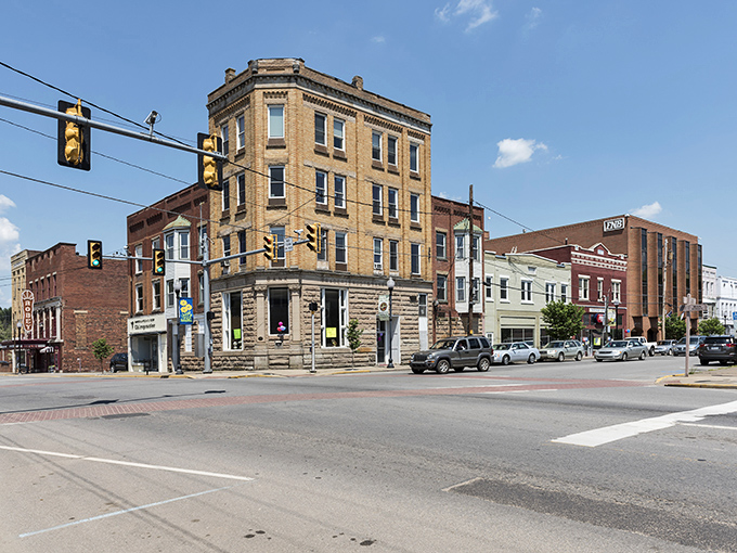 Corner office with a view&mdash;of savings! Spencer's historic brick buildings stand tall like guardians of your retirement nest egg.