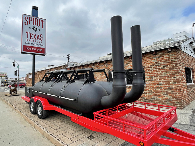 Spirit of Texas brings the Lone Star State to California with a smoker that's practically a barbecue spaceship.