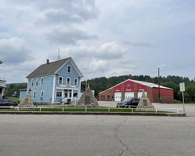 Blue house, red firehouse, stone pyramids &ndash; Stratford's town center looks like a Wes Anderson film set waiting for its quirky characters.