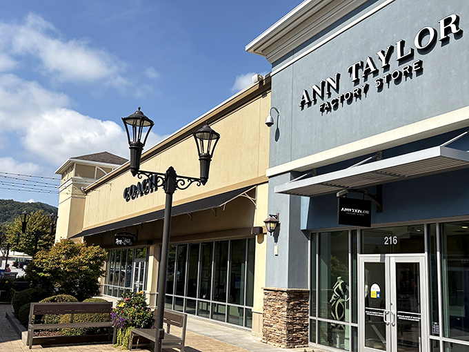 Mountain-town chic meets outlet prices! Ann Taylor's Asheville location proves you don't need to sacrifice style when hunting for deals.