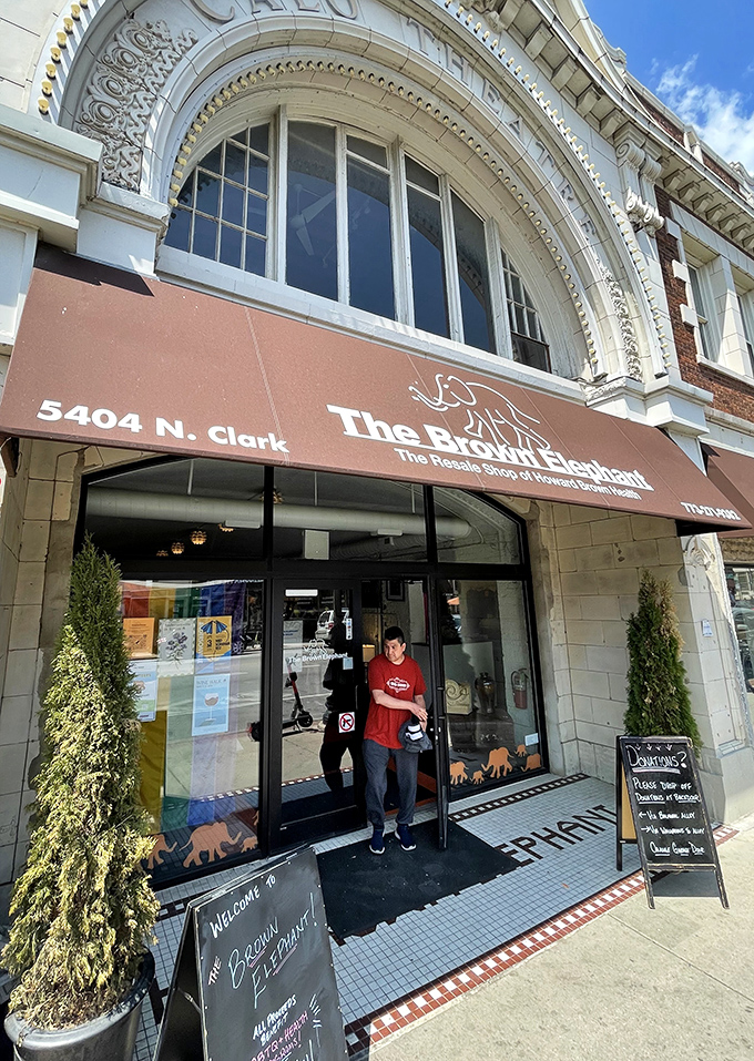 Historic elegance meets modern thrift shopping in this stunning Andersonville architectural gem with serious style.