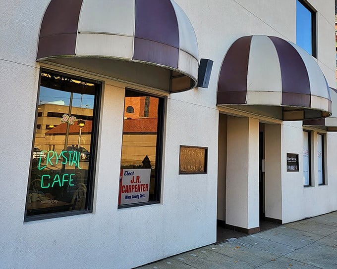 Those classic striped awnings at Crystal Cafe have sheltered generations of breakfast lovers. Some traditions are worth preserving&mdash;especially delicious ones.