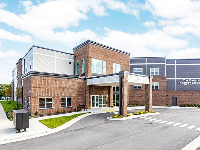 The Oasis name fits perfectly for this modern building where your retirement savings find refreshing relief daily.