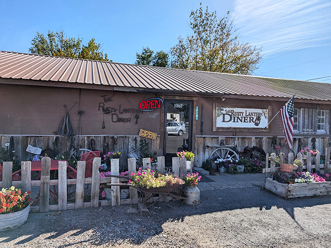 Rustic charm with flower boxes - The Rusty Lantern proves country diners know how to make mornings beautiful.