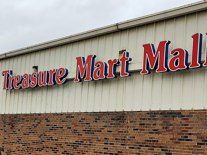 Treasure Mart lives up to its name - a sprawling palace of vintage possibilities.