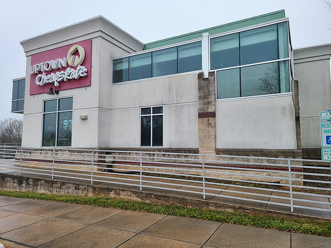 Uptown Cheapskate Raleigh's modern architecture hints at the curated fashion experience waiting inside.