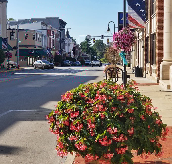 Versailles proves that small Kentucky towns know how to do elegance right, with flowers blooming in perfect harmony.