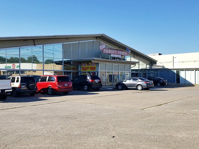 Veterans Thrift Town wears its mission proudly. Shopping here supports those who served our country.