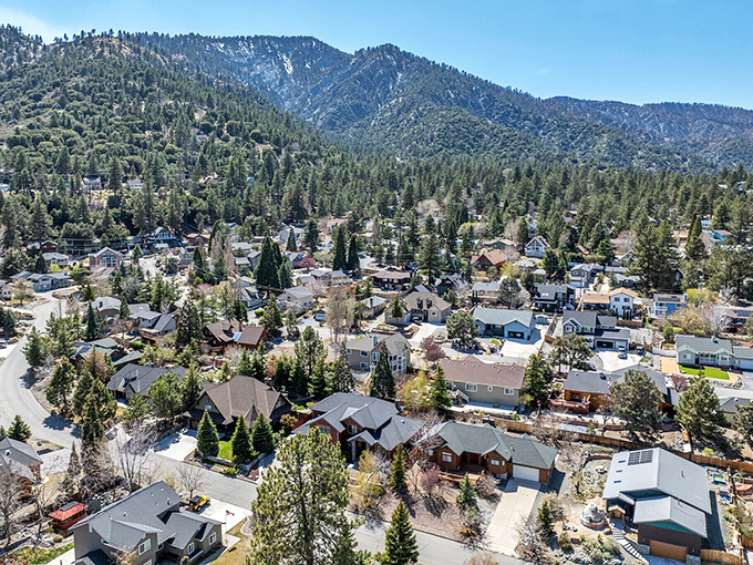 Wrightwood's small-town main street has everything you need without big-city prices. The mountain air is complimentary!