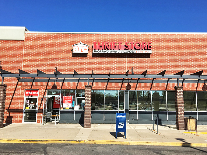The brick facade and distinctive red signage of arc's Central Park location hide a TARDIS-like interior of endless bargains.