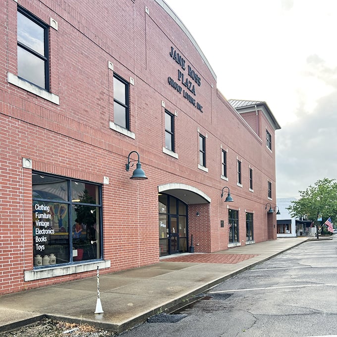 This building buzzes with activity as shoppers discover deals and support a sweet cause.