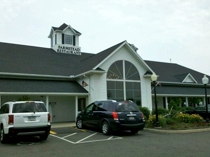 Berlin Farmstead's classic white exterior promises the kind of home-style cooking that never goes out of fashion.