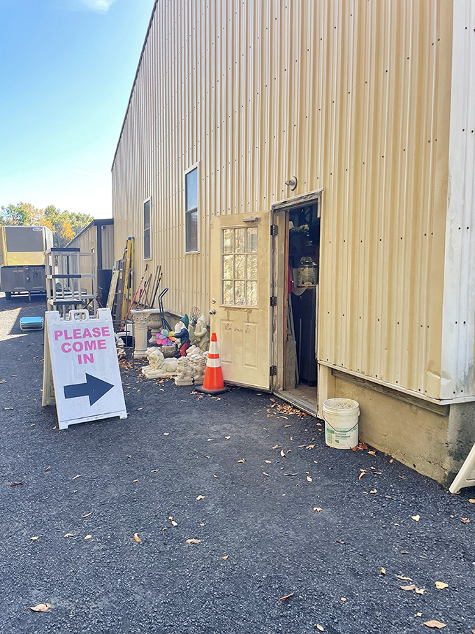 That "Please Come In" sign says it all &ndash; genuine hospitality meets serious bargain hunting adventures.