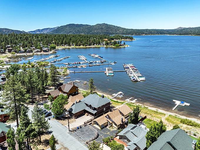 When your backyard includes a pristine alpine lake and snow-capped mountains, every day feels like a permanent vacation.