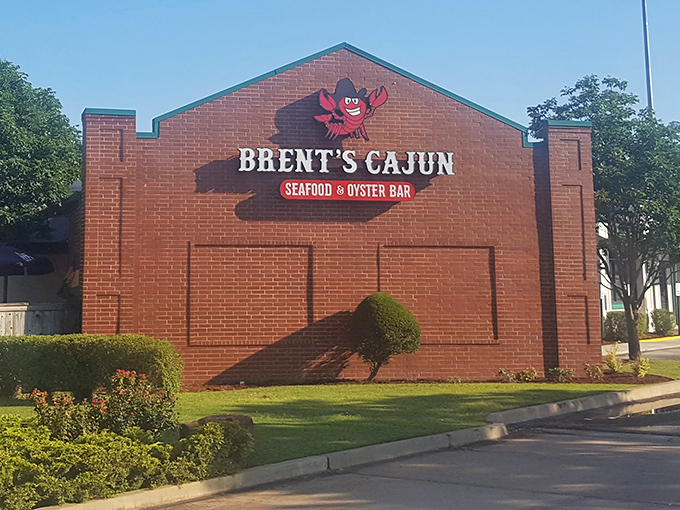 Brent's brick facade and cheerful crab logo are like old friends waving you in for a Cajun seafood reunion.
