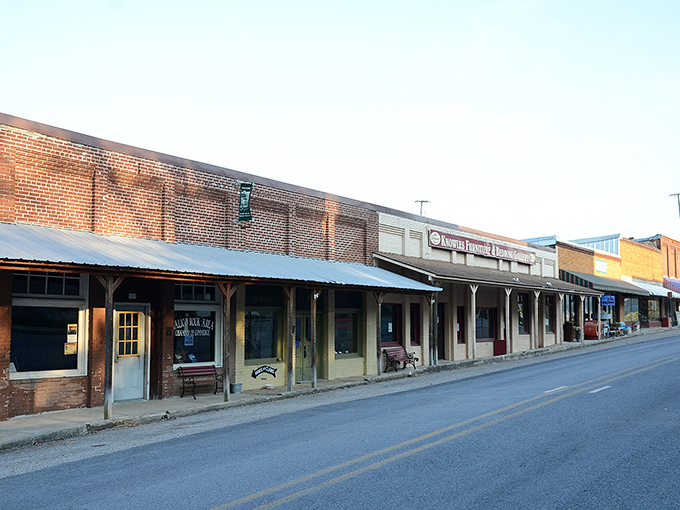 Calico Rock's main street offers a glimpse into small-town Arkansas life, where the pace hasn't changed much in a century.