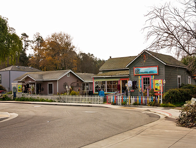This street scene feels like a page taken right out of a children's book. Quaint, quiet, and bursting with the personality only a truly small, independent shop can offer.