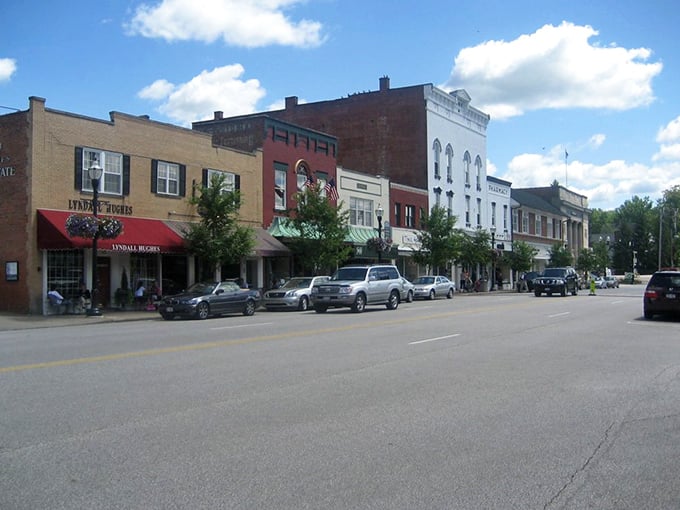 In Chagrin Falls, even the buildings seem to be saying "stay awhile." This is where people still window-shop without checking their watches.