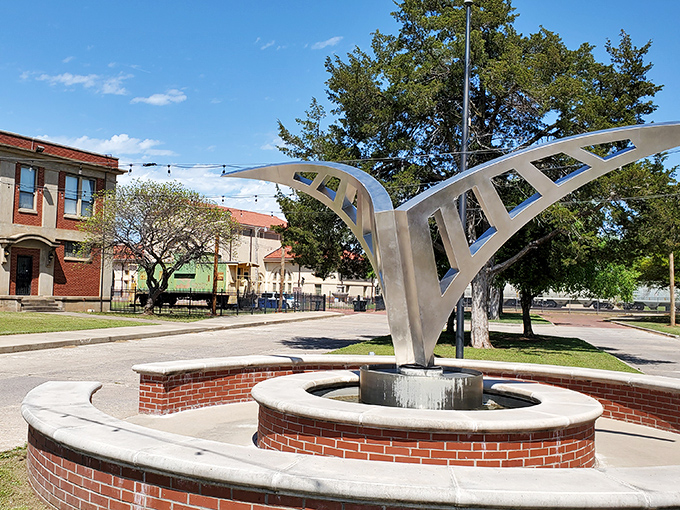 Tree-lined streets in Chickasha provide natural shade for leisurely walks through this charming community.