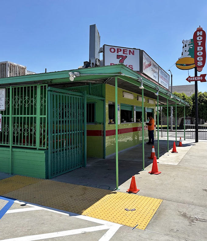 This East LA beacon promises pastrami mountains and hot dog valleys in every generous bite.