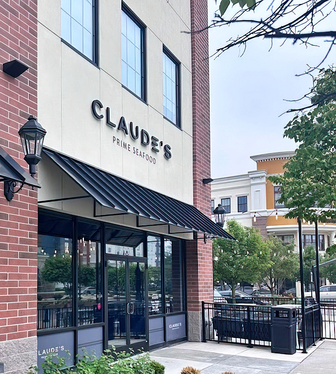 Clean lines and brick details make Claude's stand out in Perrysburg. But it's what's inside that will really hook you.