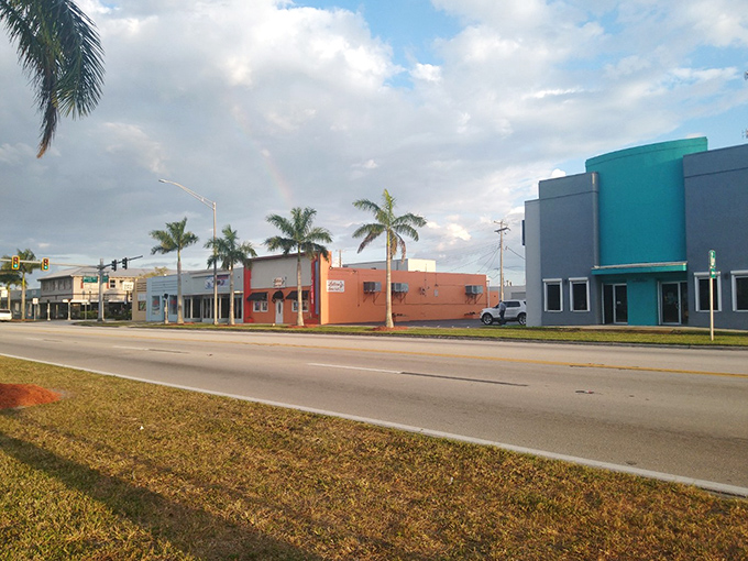 Modern downtown buildings mix with tropical palms, creating a perfect balance of progress and old Florida charm.