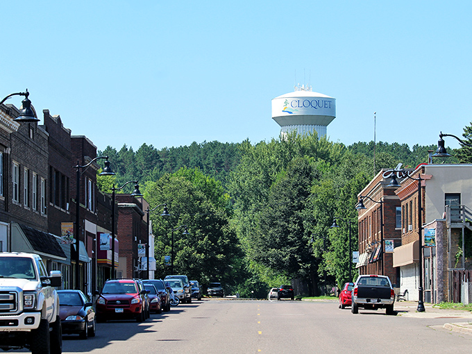Cloquet&rsquo;s downtown blends timeless storefronts with hometown pride, where local shopping and community spirit go hand in hand.